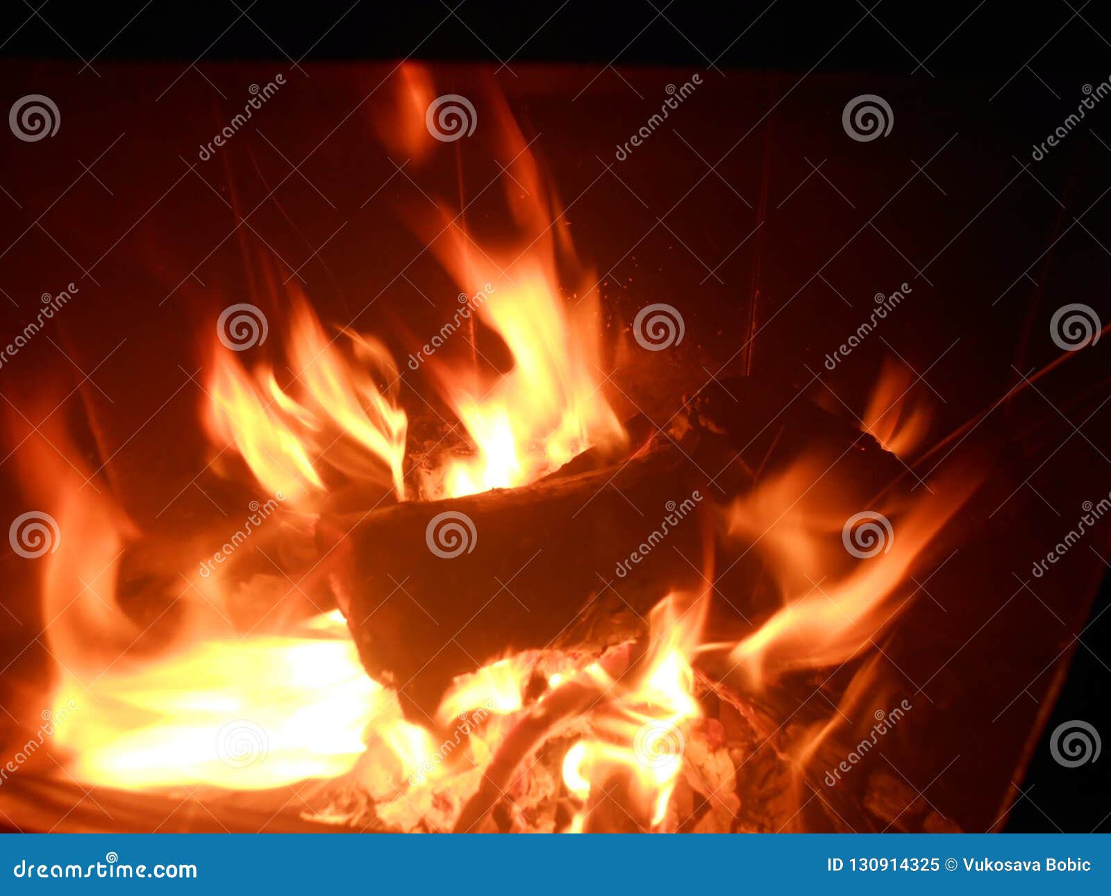 Fire stock image. Image of light, fire, warm, isolated - 130914325