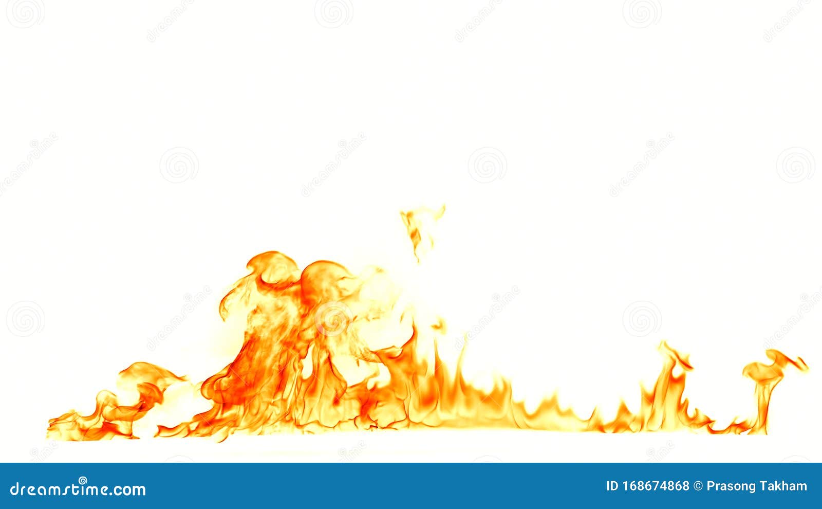 Fire Flames Isolated on White Stock Photo - Image of glowing, inferno ...