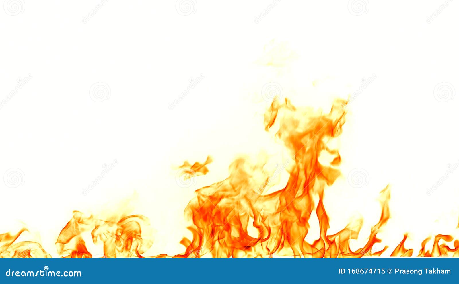 Fire Flames Isolated on White Stock Illustration - Illustration of ...