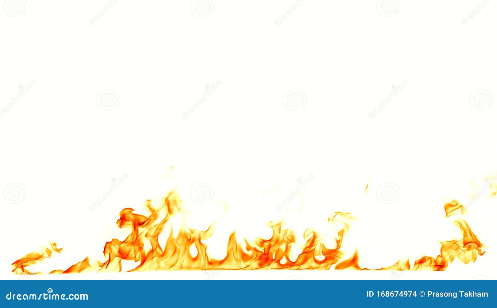 Fire Flames Isolated on White Stock Photo - Image of design, glowing ...