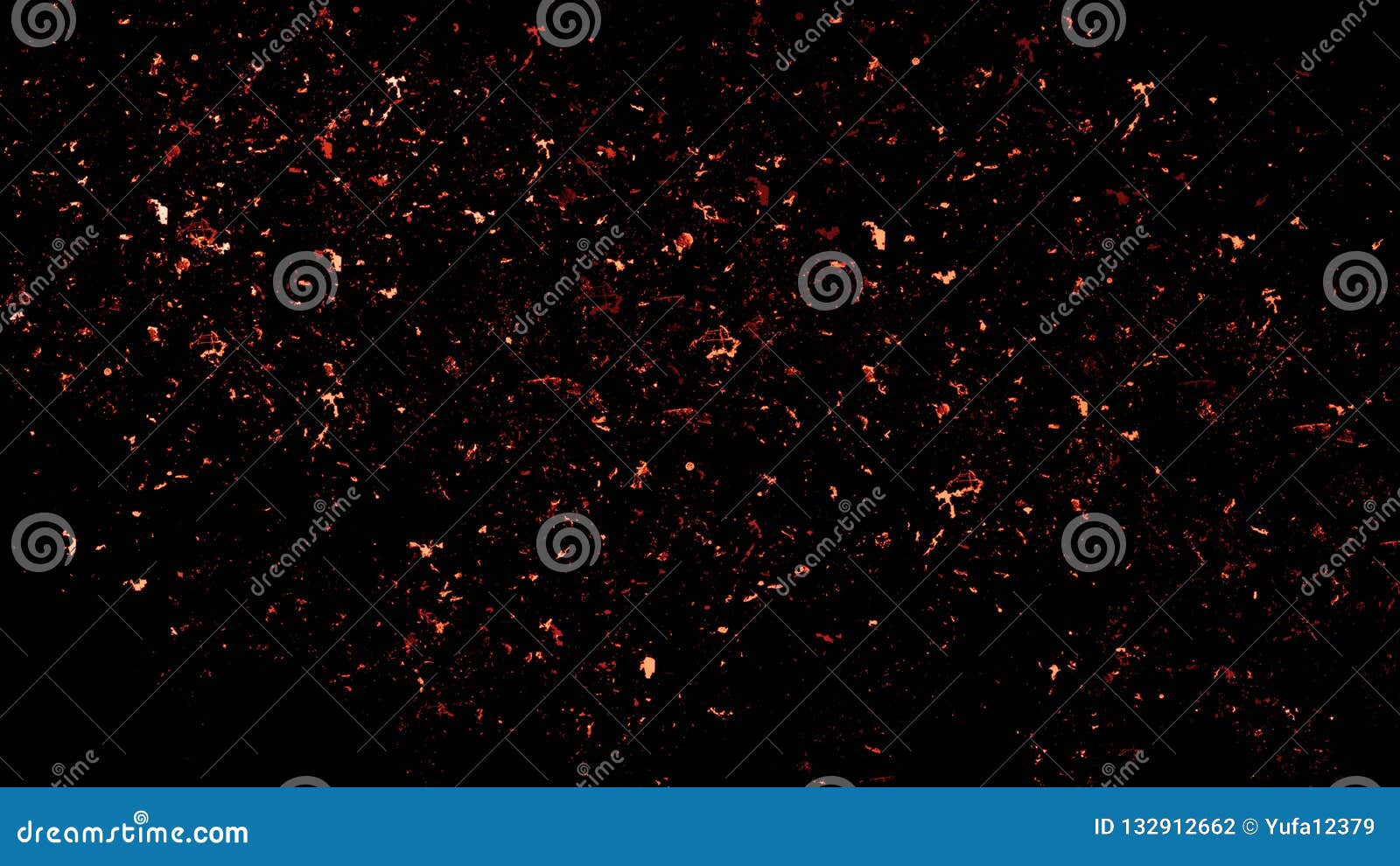 Fire Flames Particle with Sparks on a Black Background Stock Photo ...