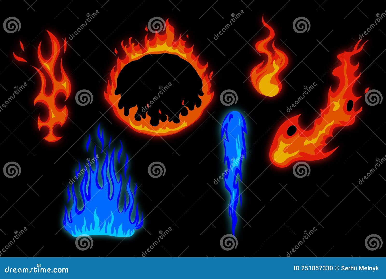 Bright Fireball Igniting Inferno, A Symbol Of Dangerous Natural ...