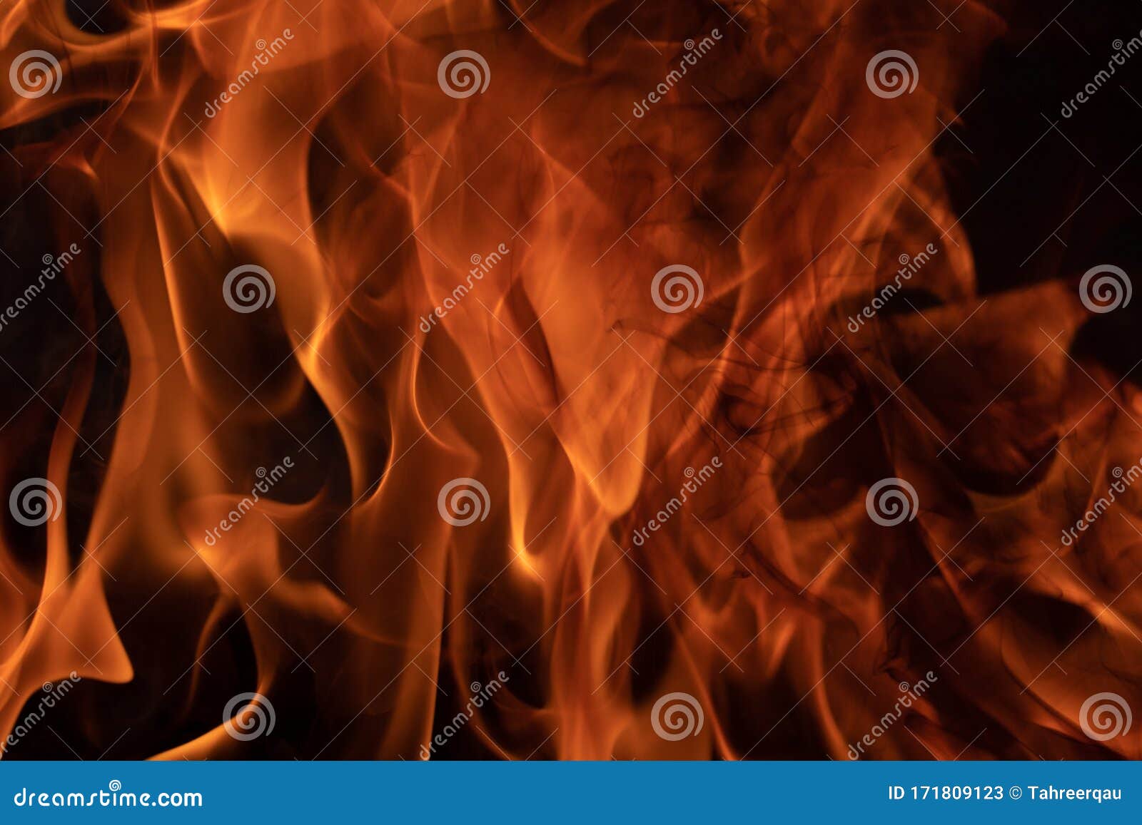Fire flames and the smoke stock image. Image of burn - 171809123