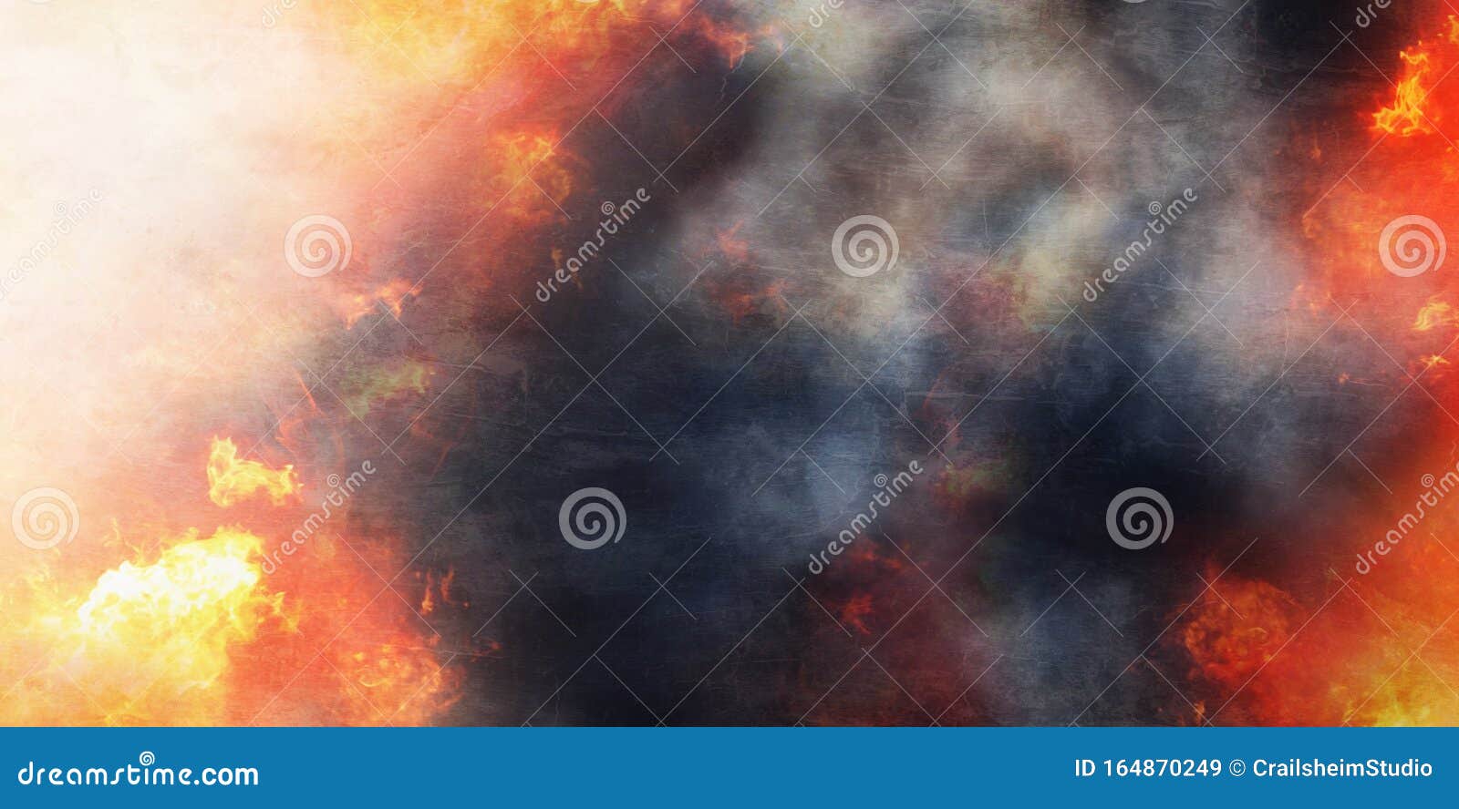 Fire Flames Smoke Creative Dark Wooden Structured Backdrop 3d ...