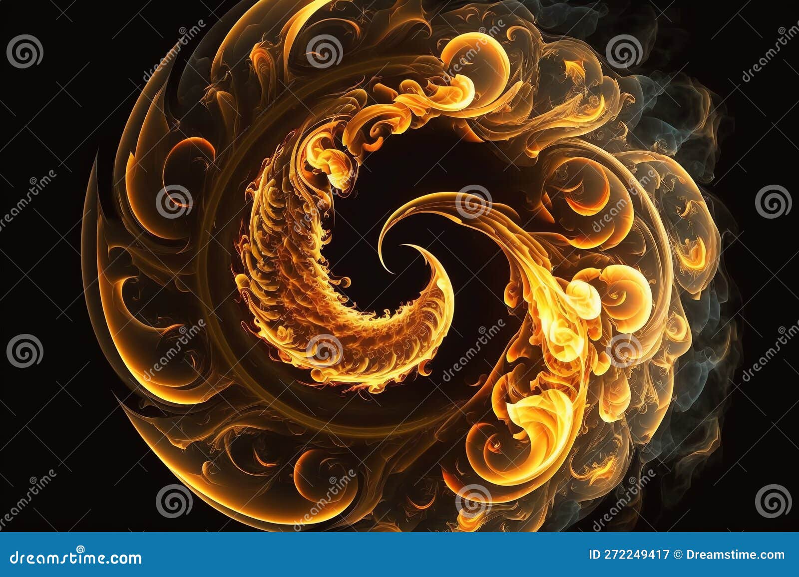 Fire Whirlpool Background Royalty-Free Stock Image | CartoonDealer.com ...