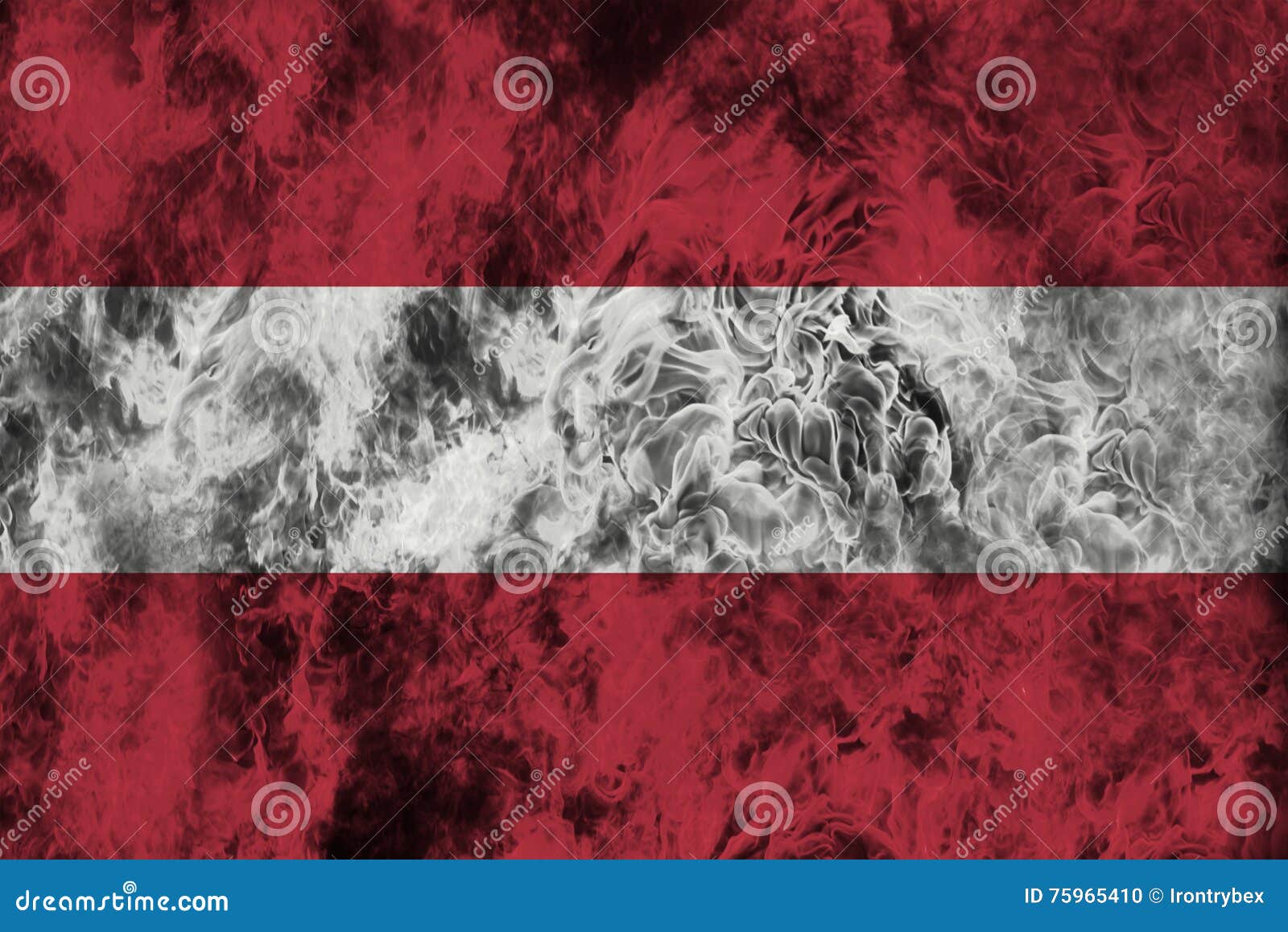 Fire Flames Texture or Background with Blending Austria Flag Stock ...