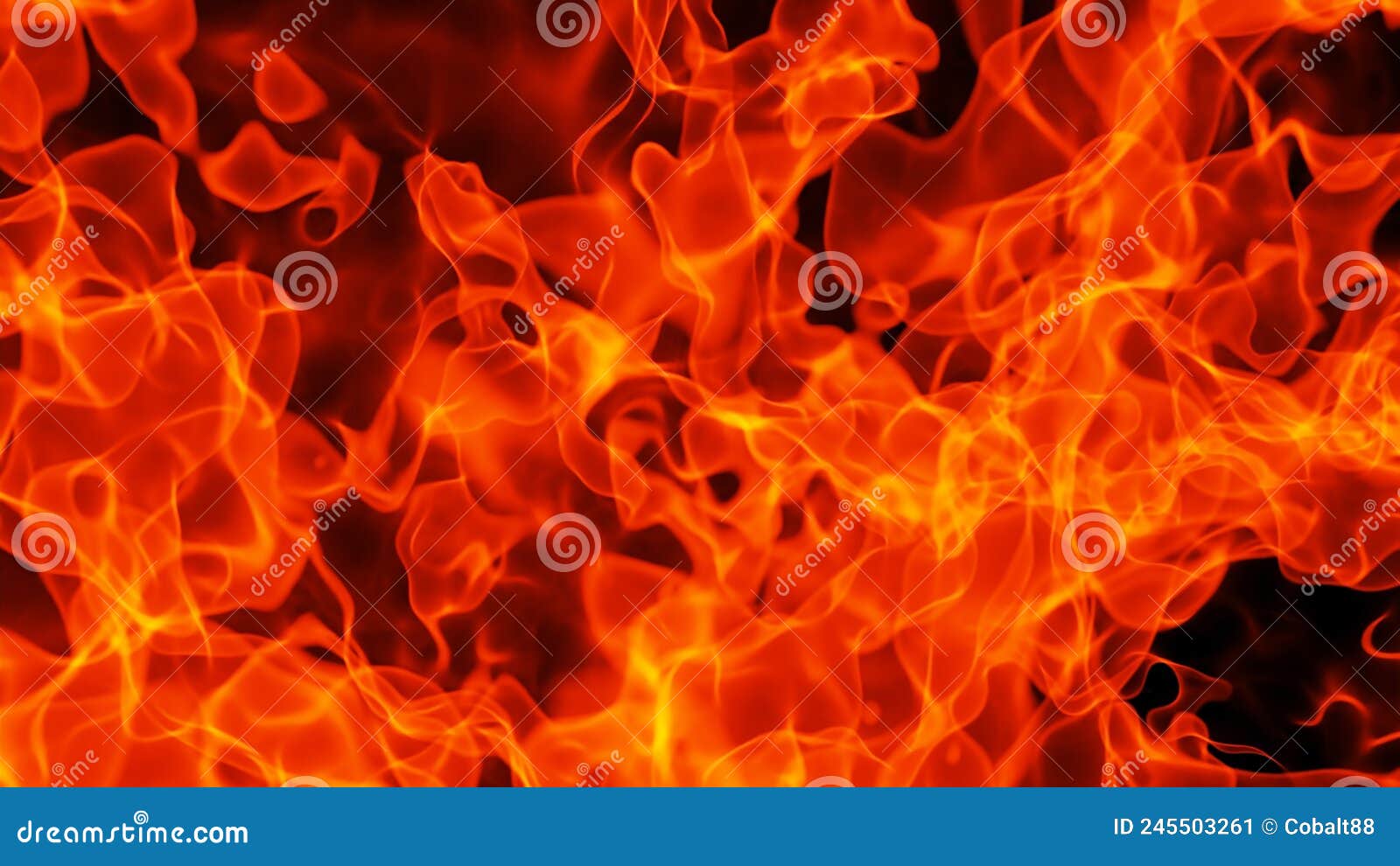 Fire Flames Texture Background, Realistic Abstract Orange Flames ...