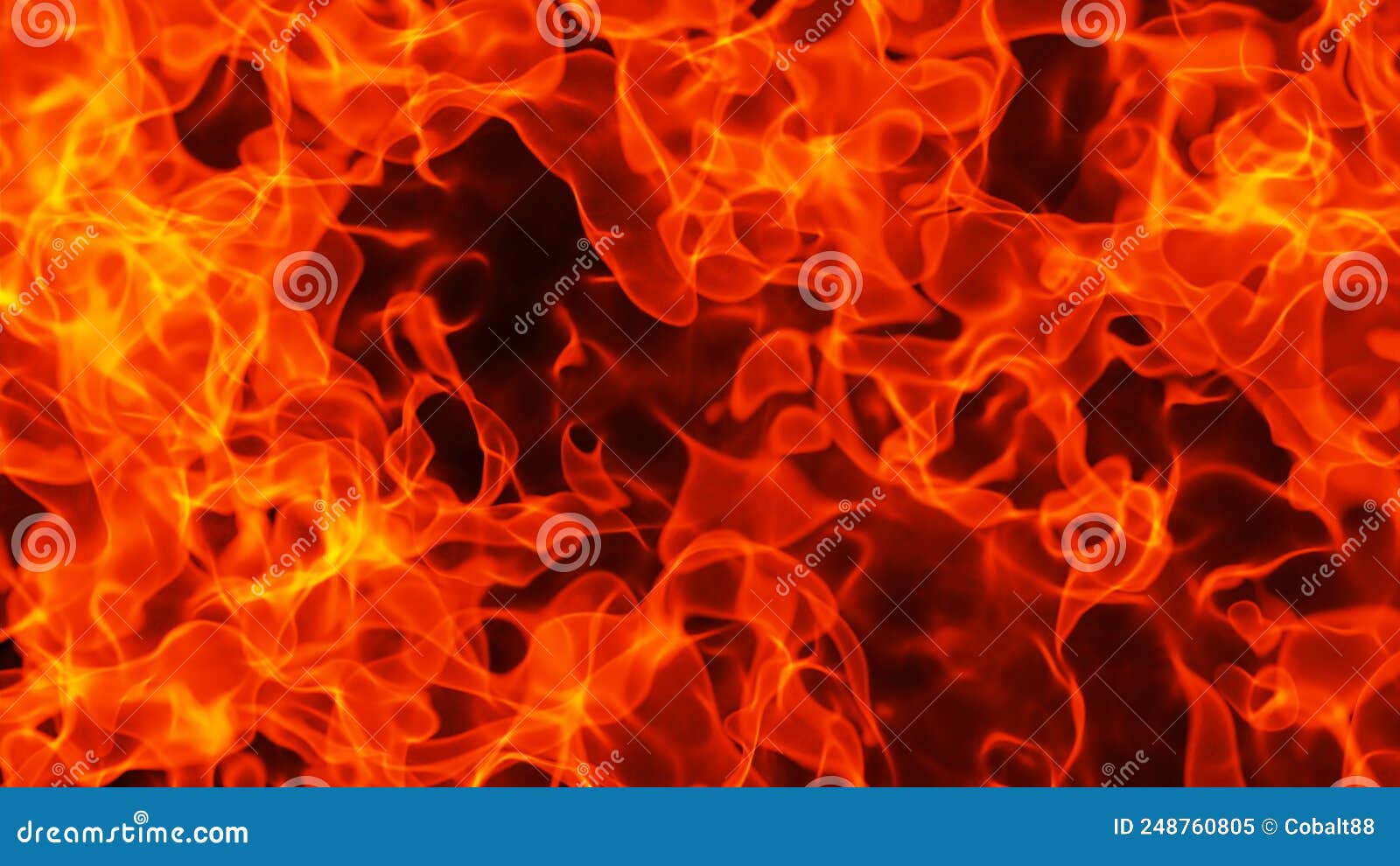 Fire Flames Texture Background, Realistic Abstract Orange Flames ...
