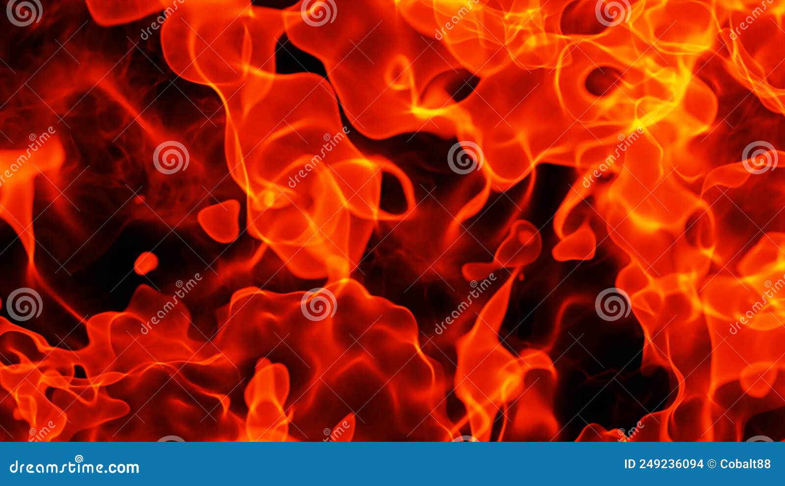 Fire Flames Texture Background, Realistic Abstract Orange Flames ...