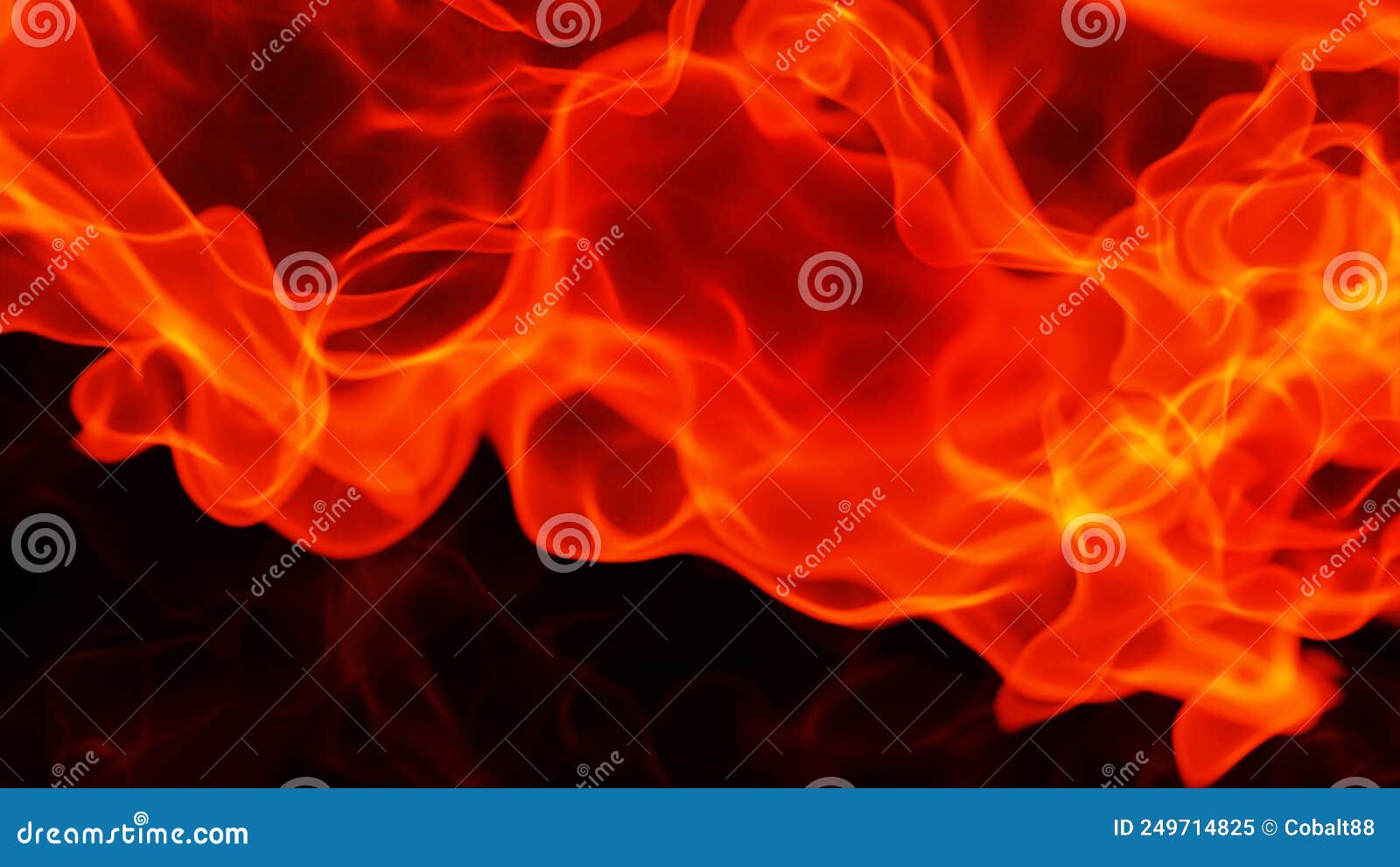 Fire Flames Texture Background, Realistic Abstract Orange Flames ...