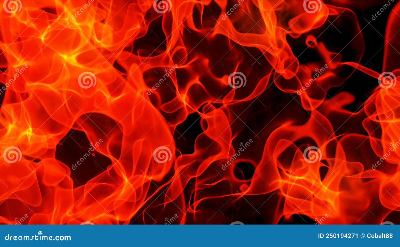 Fire Flames Texture Background, Realistic Abstract Orange Flames ...