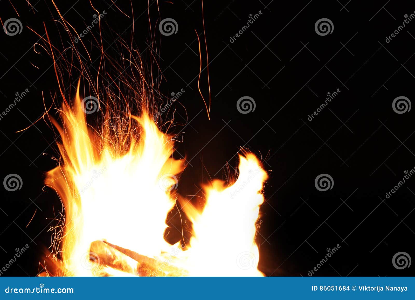 Fire Flames Track on a Black Background Stock Photo - Image of abstract ...