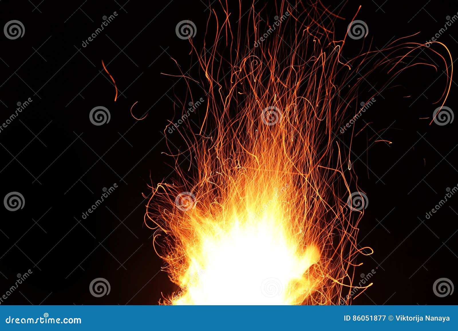 Fire Flames Track on a Black Background Stock Image - Image of flame ...