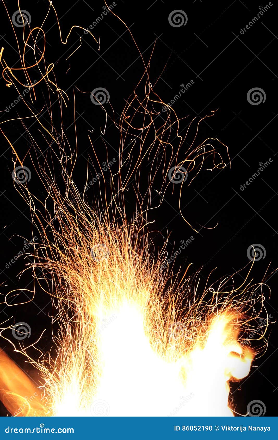 Fire Flames Track on a Black Background Stock Photo - Image of line ...