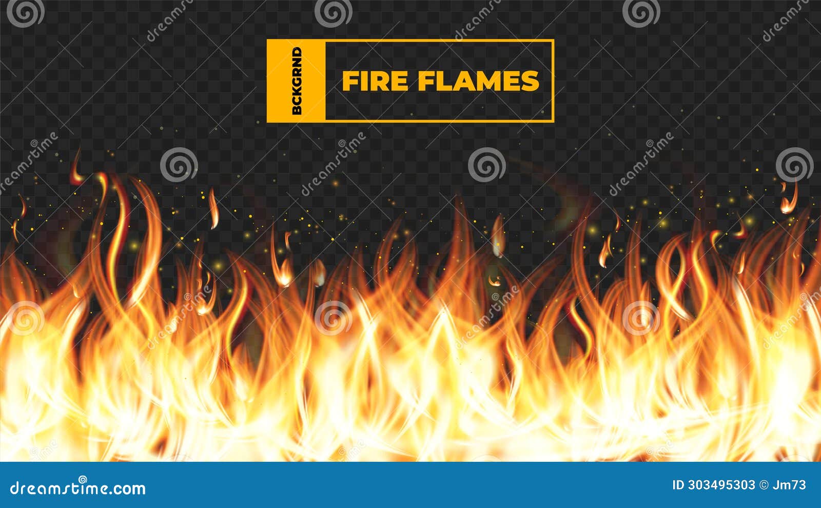 Fire Flames on Transparent Background Stock Vector - Illustration of ...