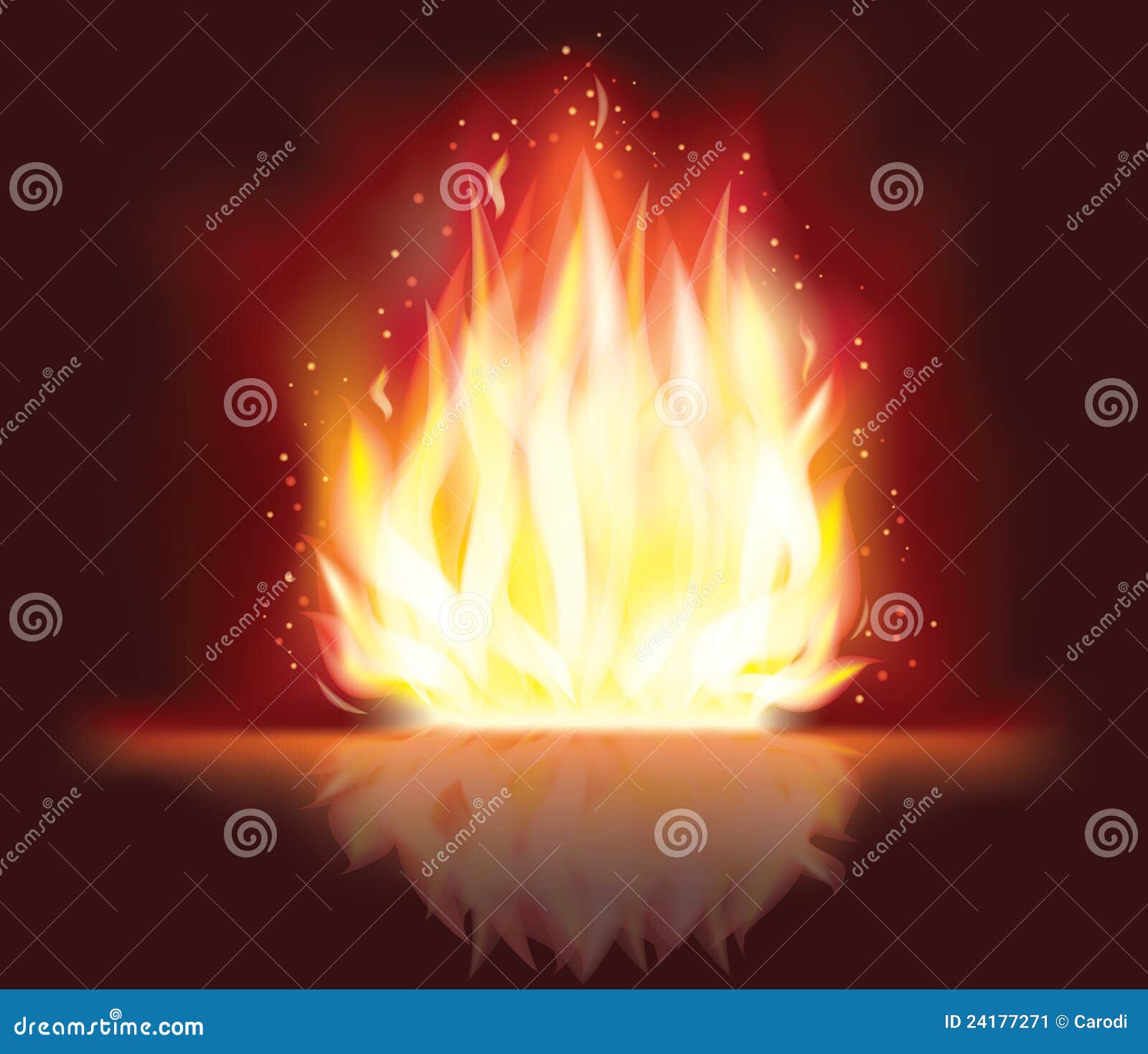 Fire flaming design stock vector. Illustration of explosion - 24177271
