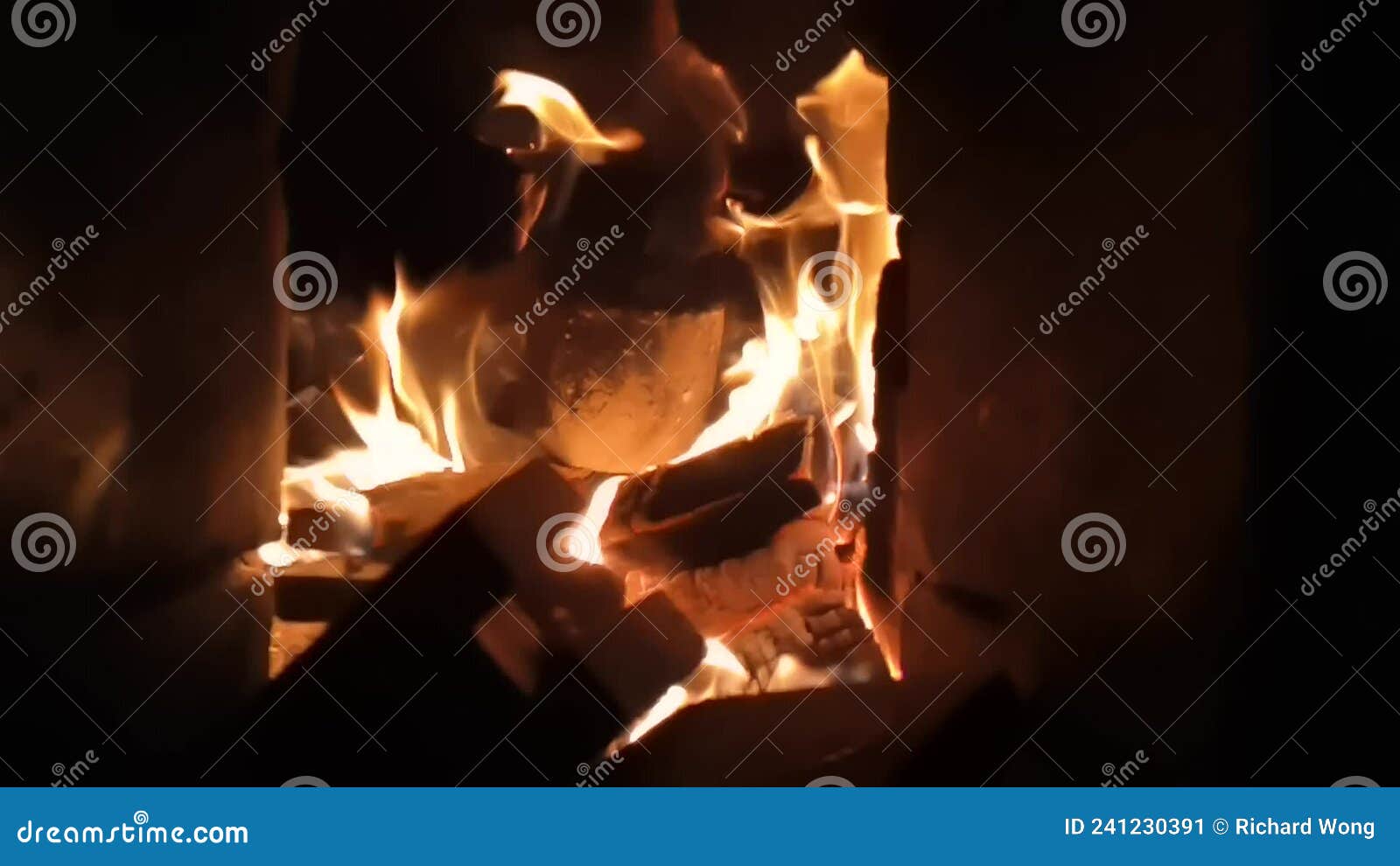 The Fire Flaming Inside of the Oven Stock Video - Video of anhui, lunar ...