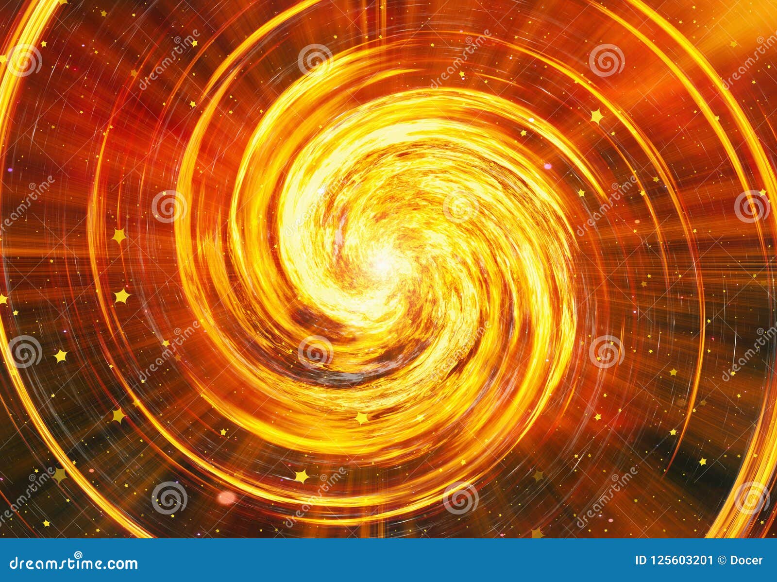 Fire Flash on Space Stars Background Stock Illustration - Illustration ...