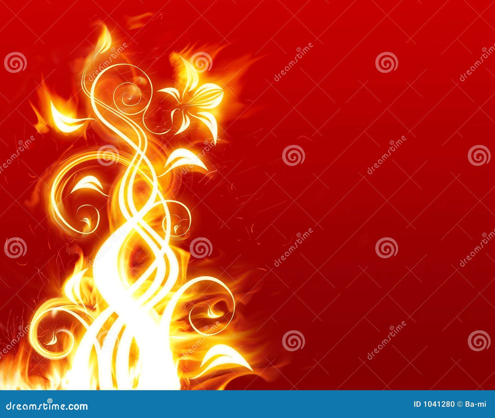 Fire Flower Background Can Be Distinguished From Transparent Background ...