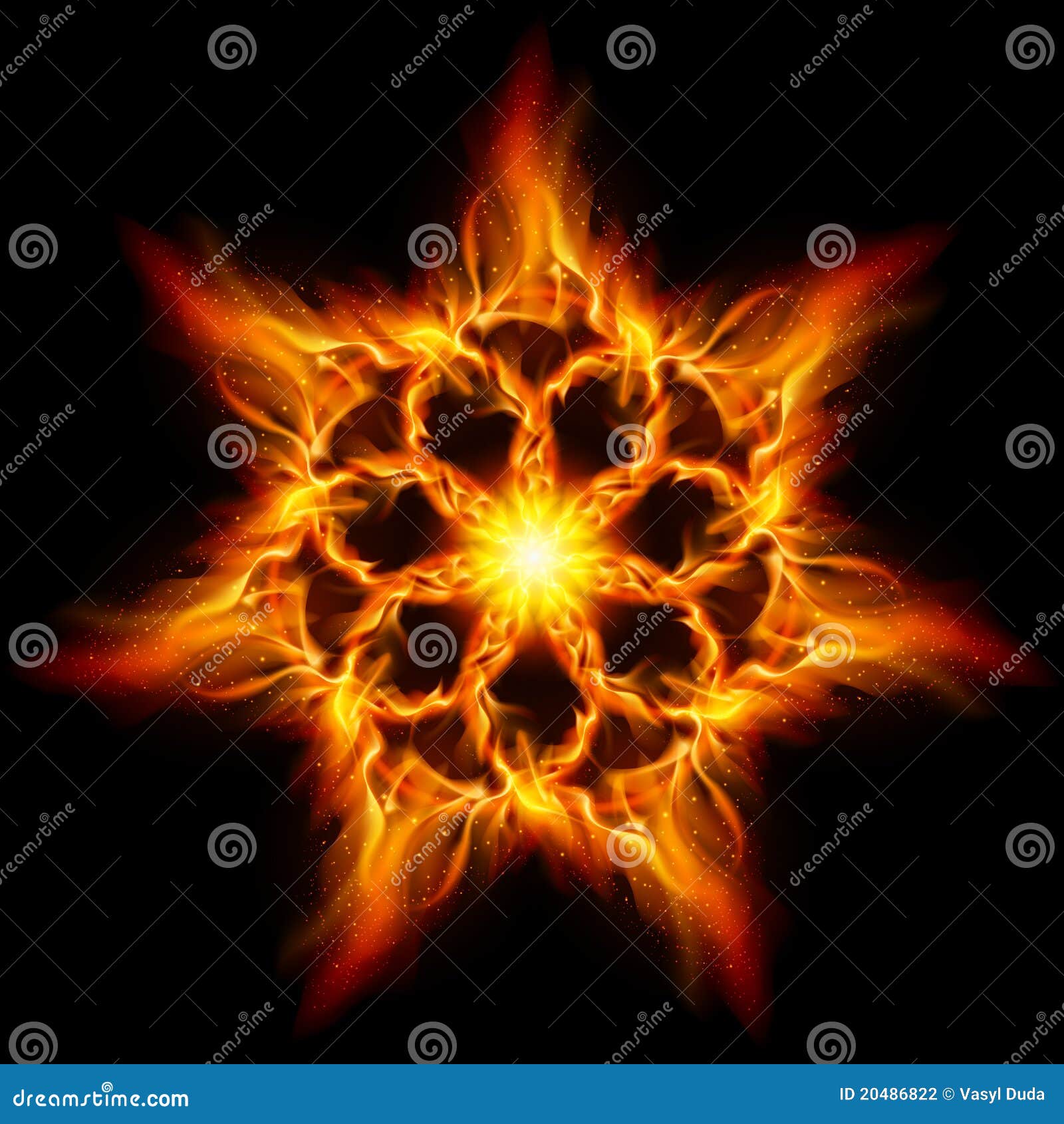 Flower Flame Border Stock Illustrations – 782 Flower Flame Border Stock ...