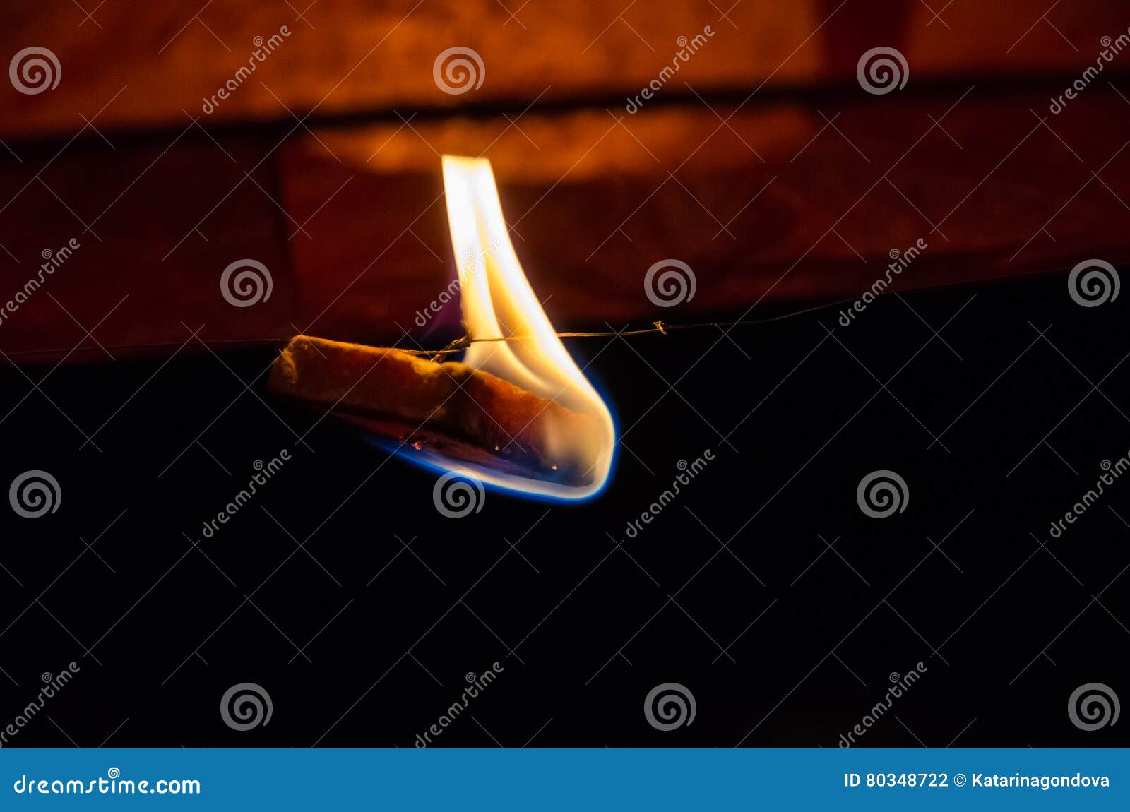 Fire on flying sky lantern stock photo. Image of light - 80348722