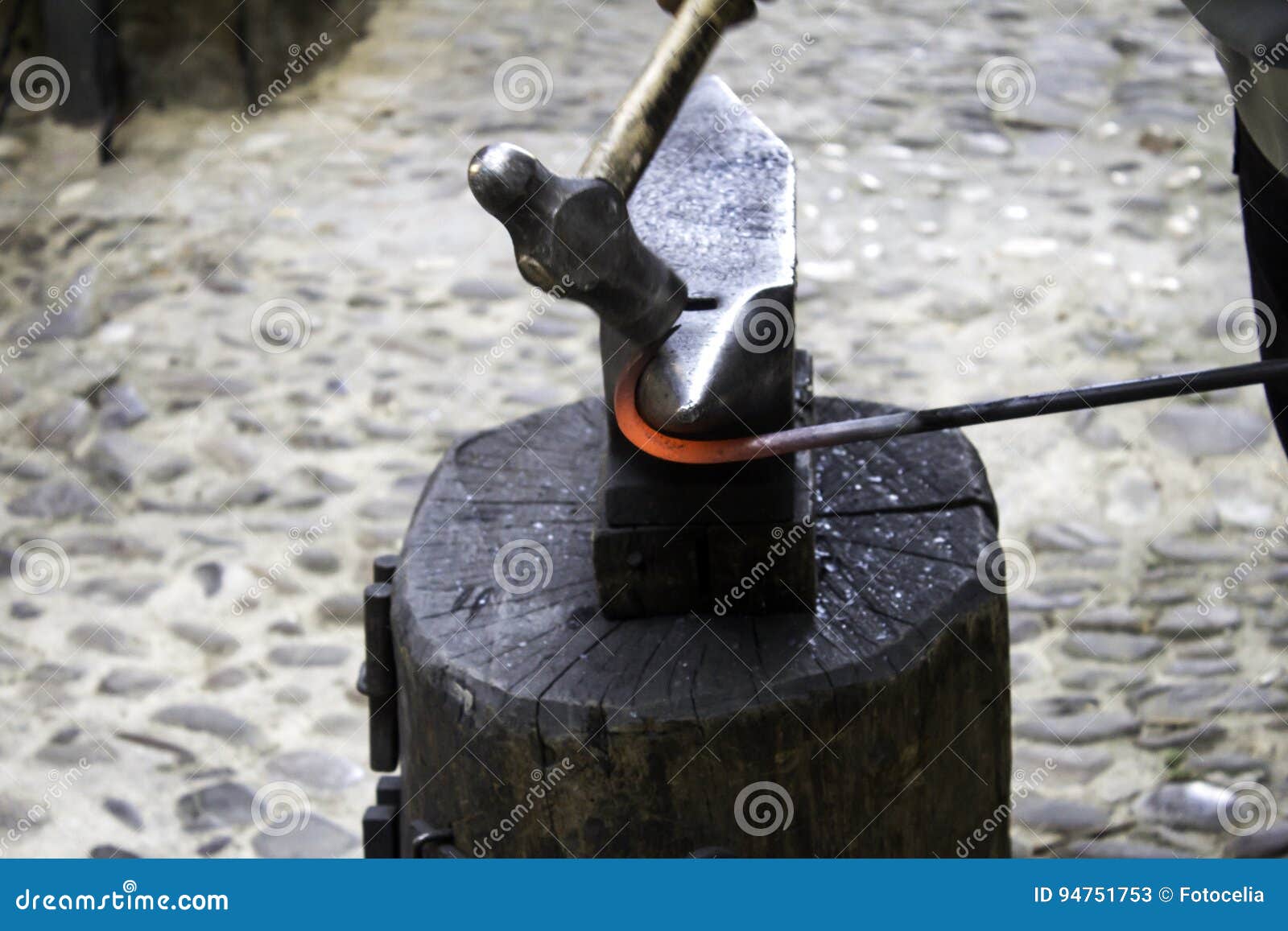 Fire in forge stock image. Image of industrial, glow - 94751753