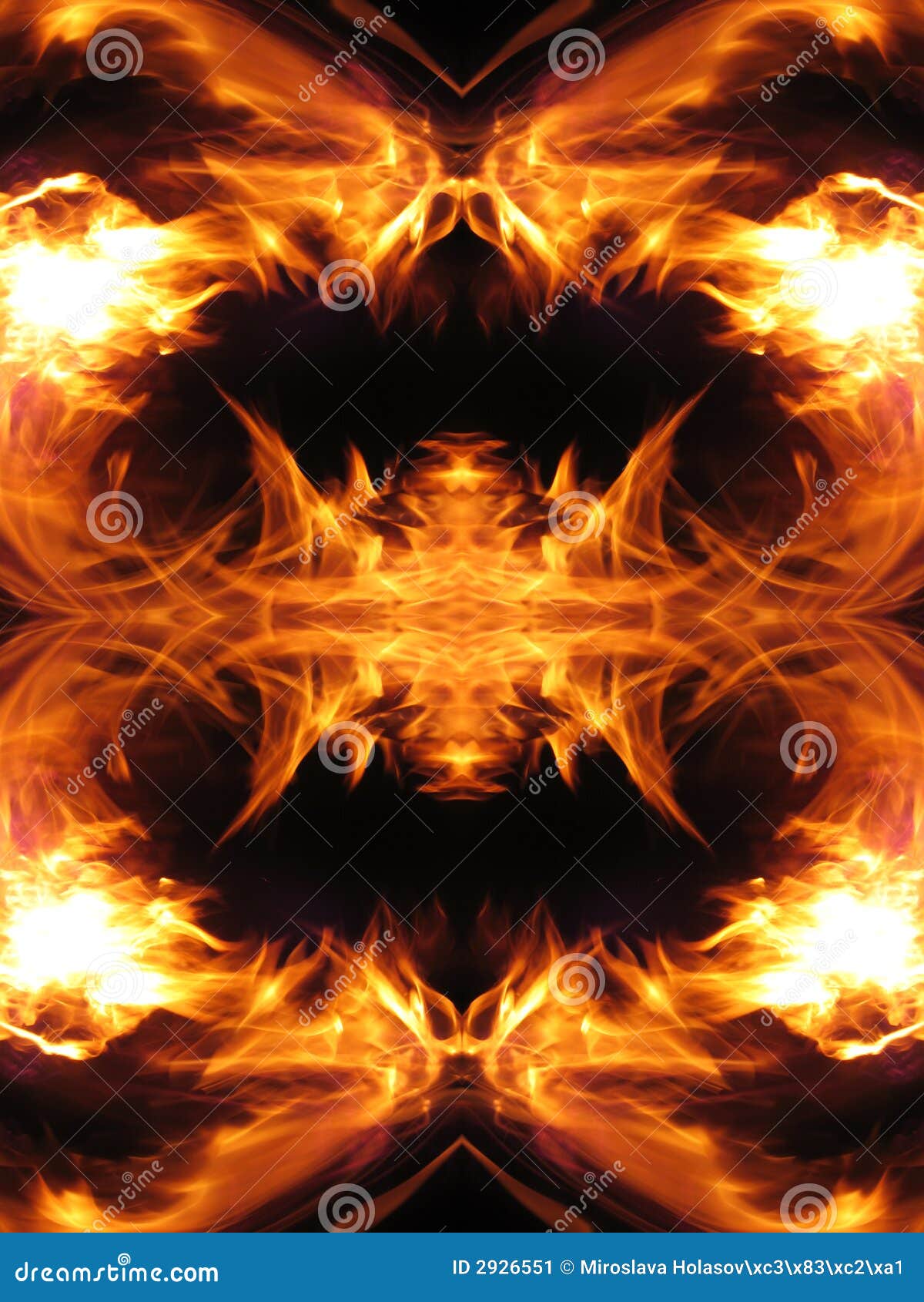 Fire fractal stock illustration. Illustration of blast - 2926551