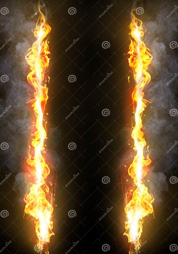 Fire frame stock illustration. Illustration of border - 14459942