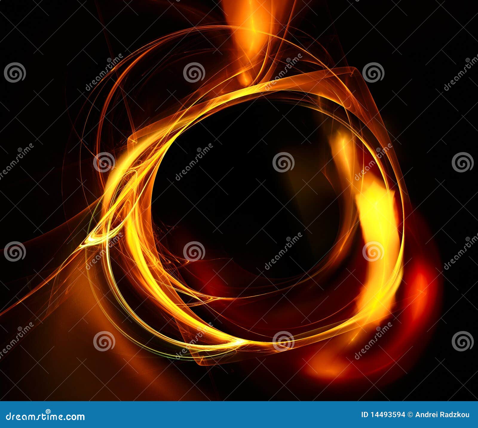 Fire frame stock illustration. Illustration of abstract - 14493594