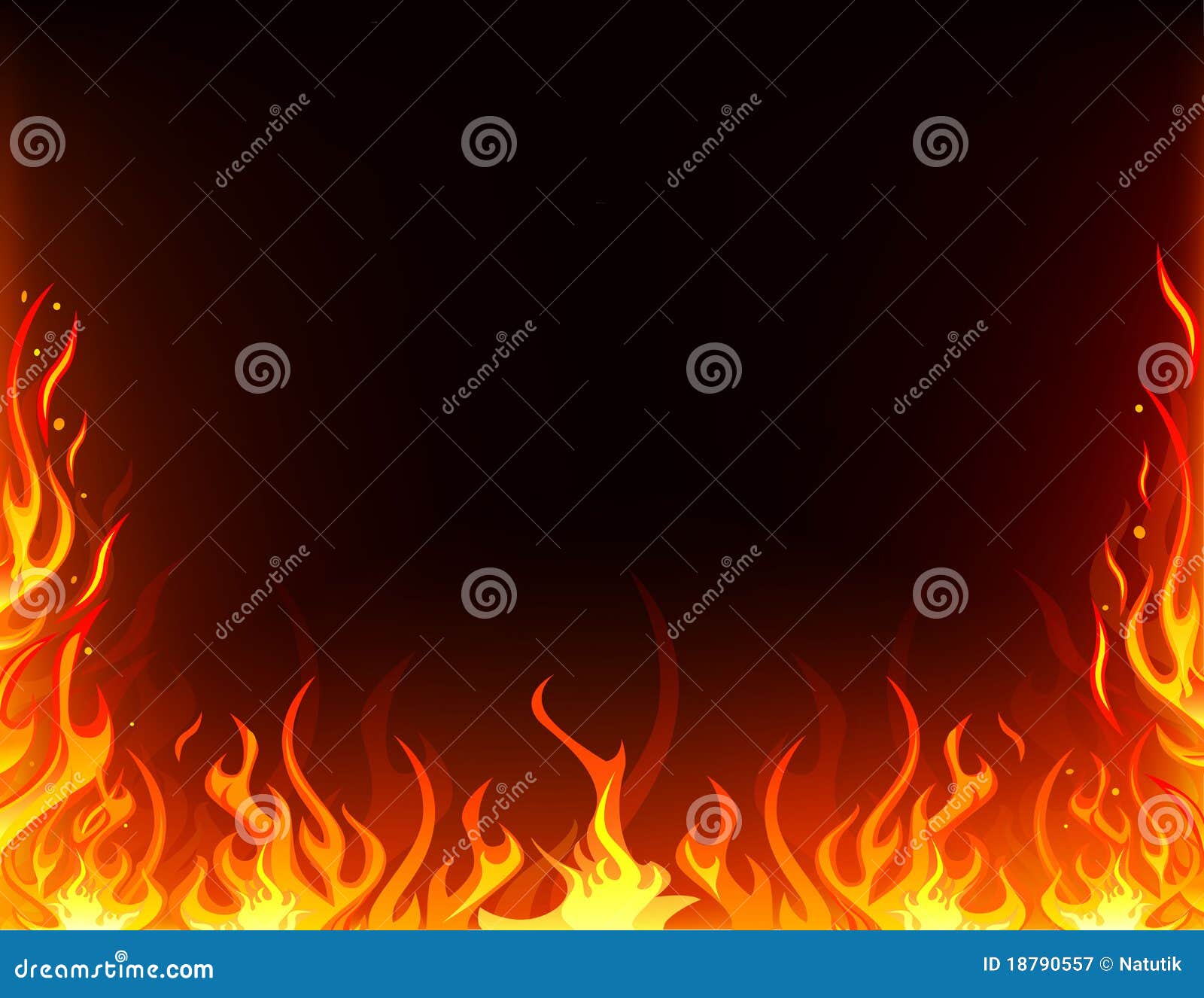 Volcano Frame Royalty-Free Stock Photography | CartoonDealer.com #5678681