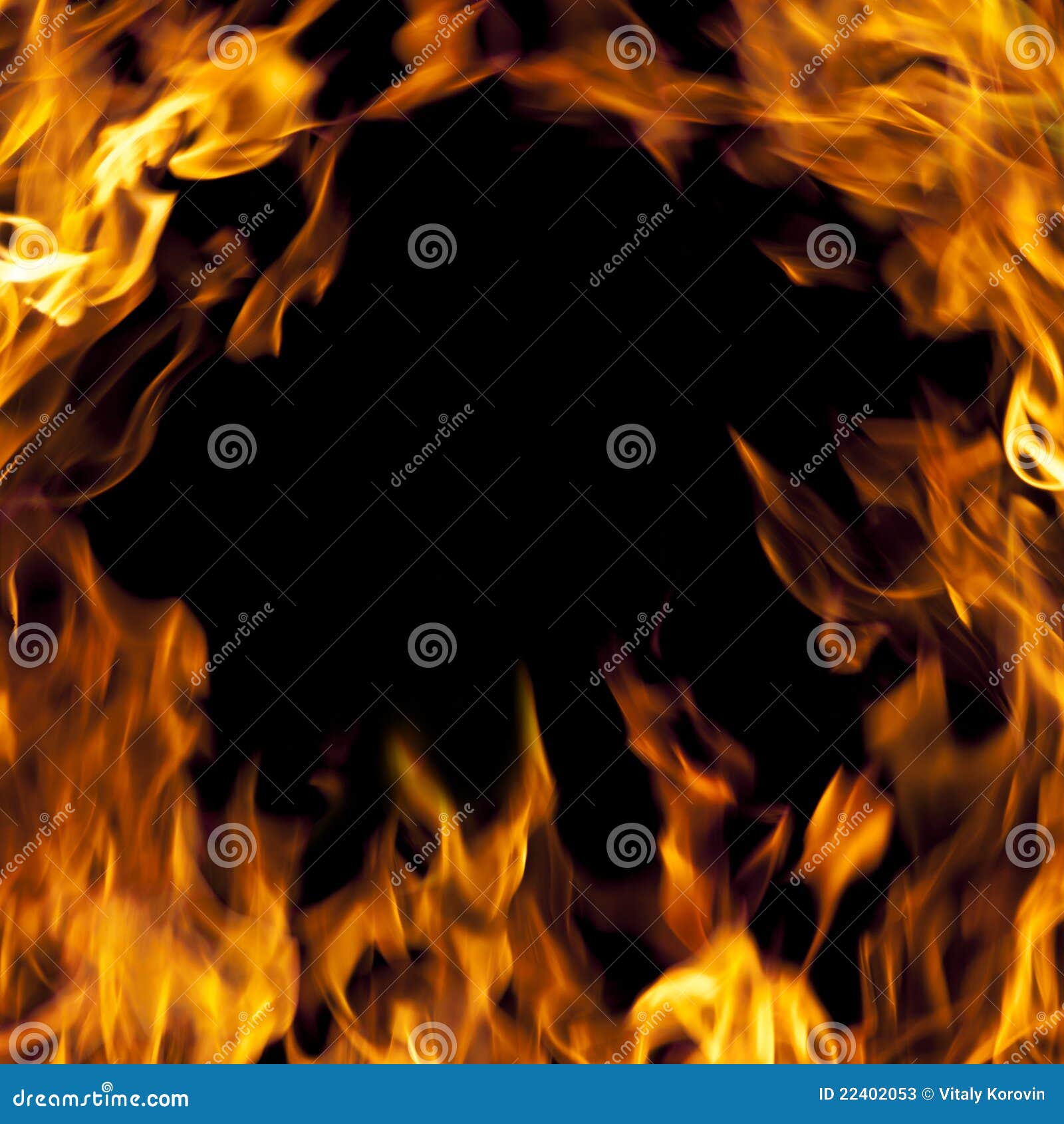 Fire frame stock image. Image of abstract, heat, igniting - 22402053