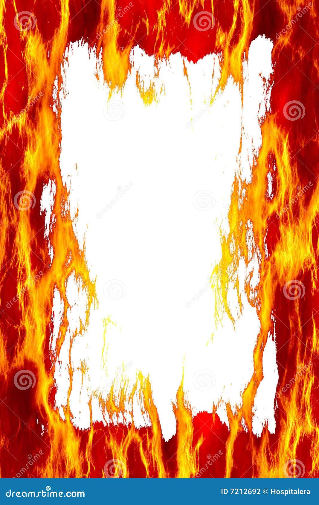 Fire frame stock illustration. Illustration of isolated - 7212692
