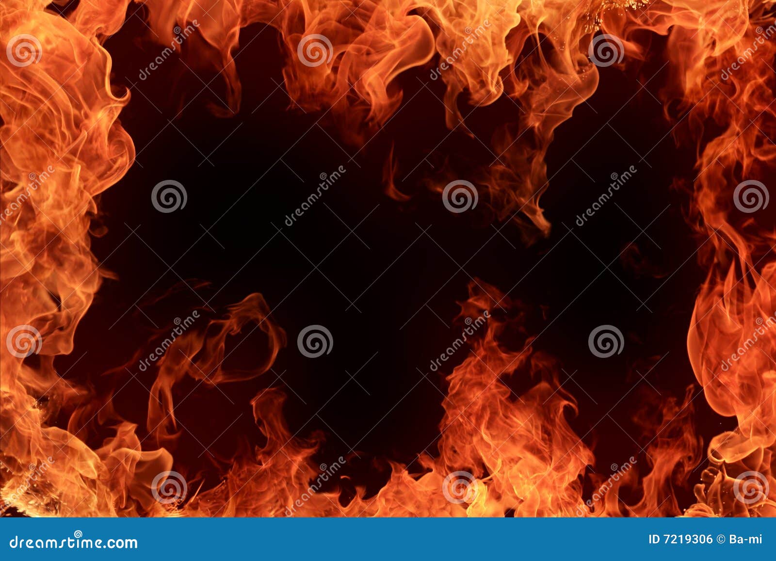 Fire frame stock photo. Image of shiny, igniting, inferno - 7219306