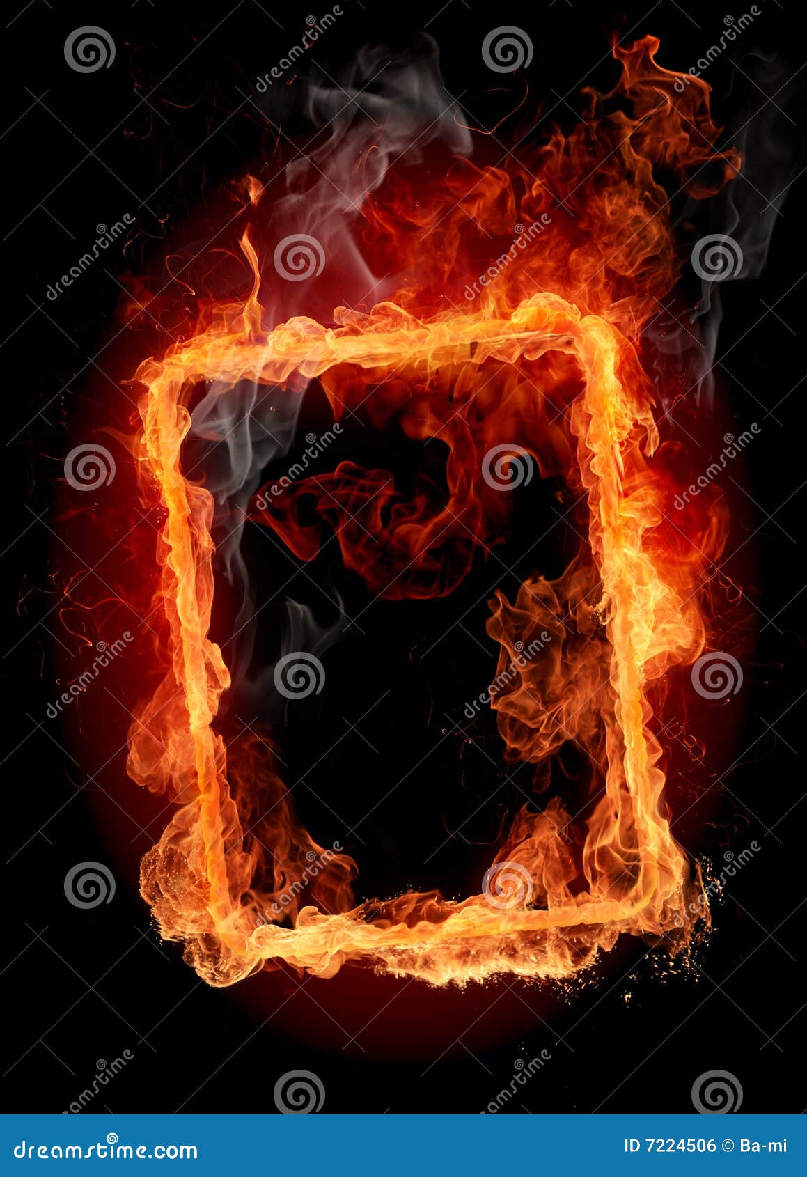 Fire frame stock photo. Image of burning, igniting, backgrounds - 7224506