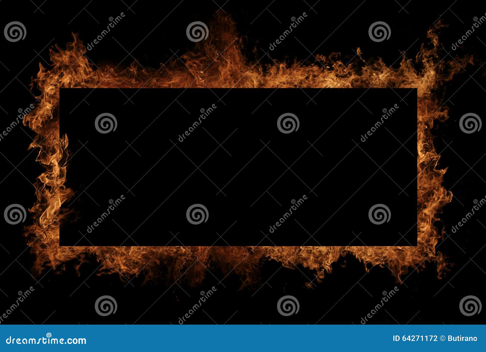 Fire frame stock photo. Image of wildfire, night, firewall - 64271172