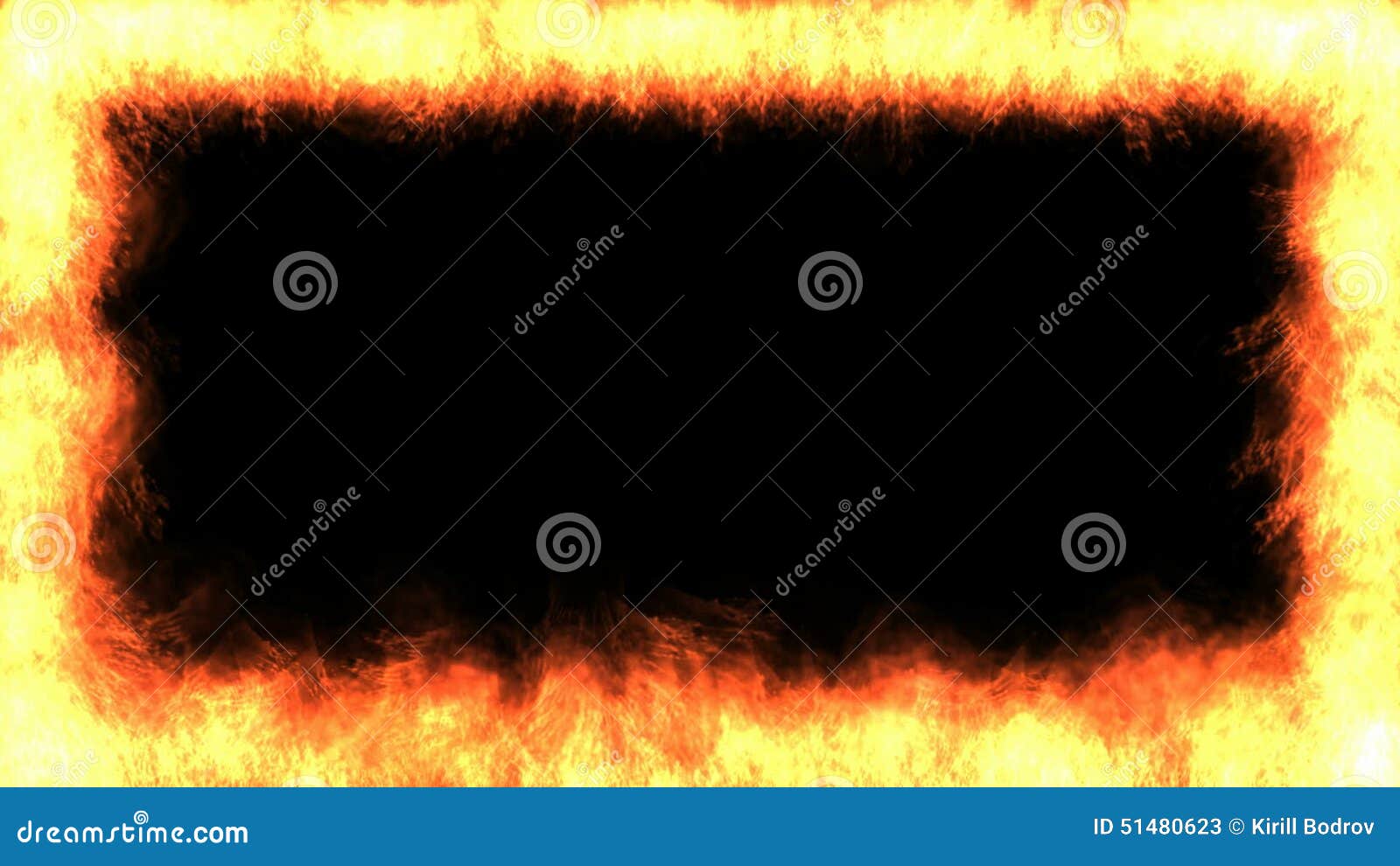 Fire frame stock video. Video of flame, loopable, motion - 51480623
