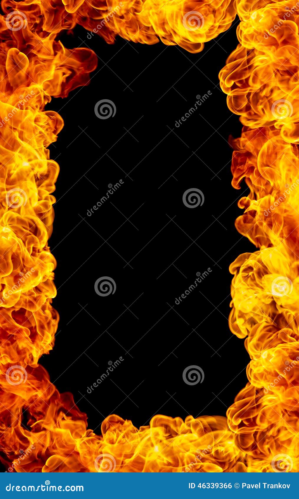 Fire Frame stock photo. Image of physics, window, fire - 46339366