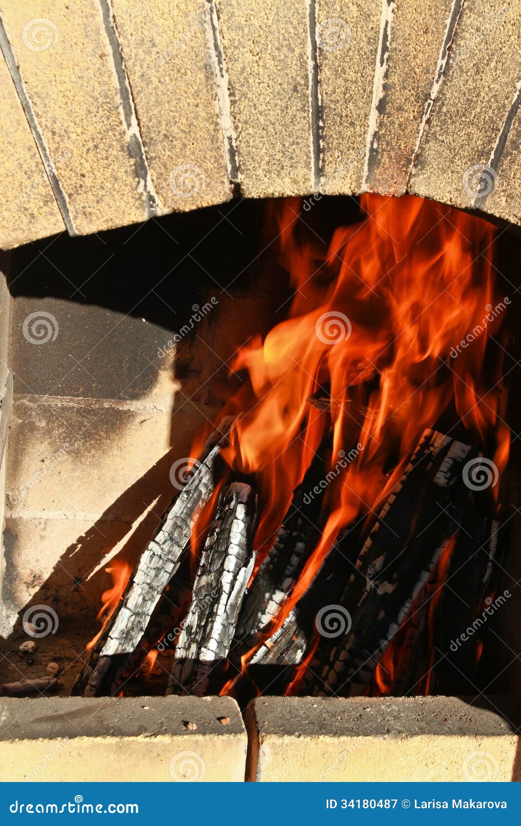 The Fire In The Furnace Royalty-Free Stock Photography | CartoonDealer ...