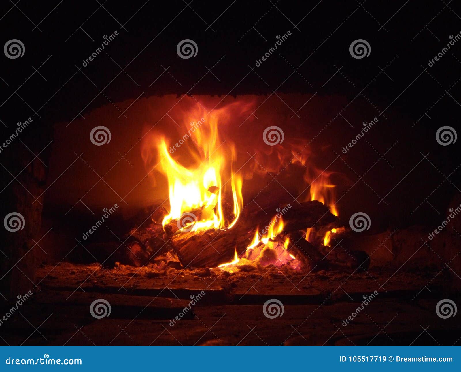 The fire in the furnace stock image. Image of crismas - 105517719