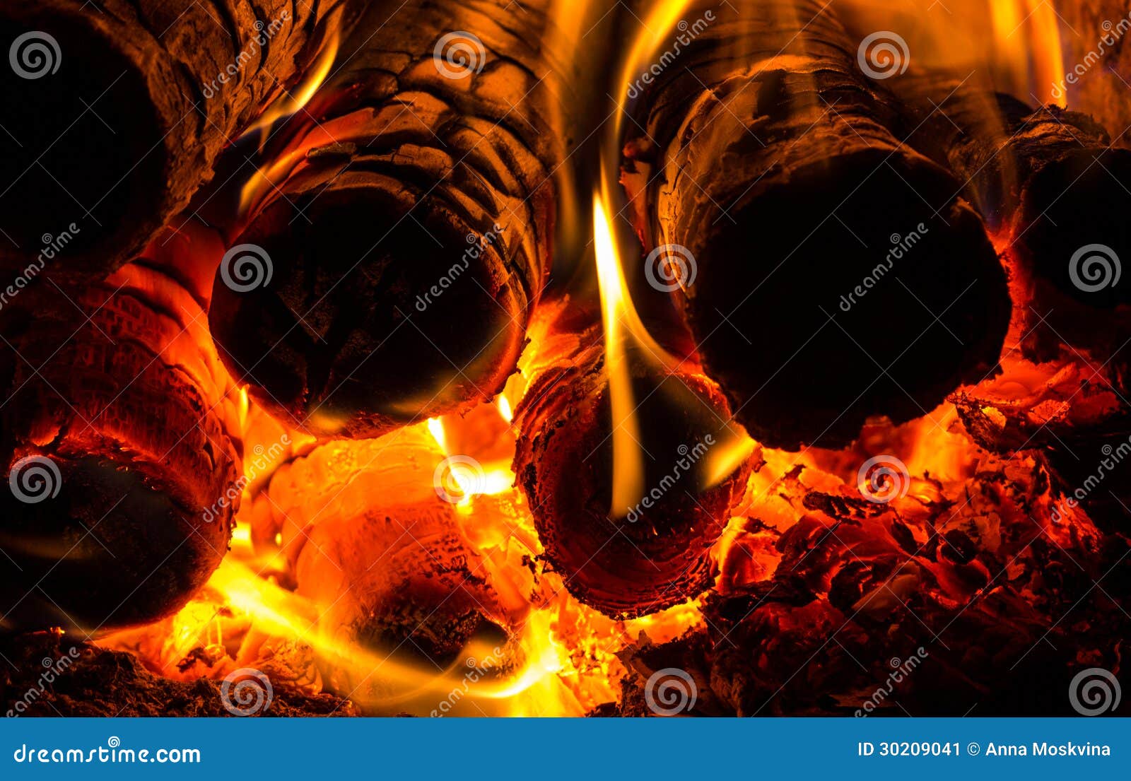 Fire in the furnace stock image. Image of bright, fireplace - 30209041