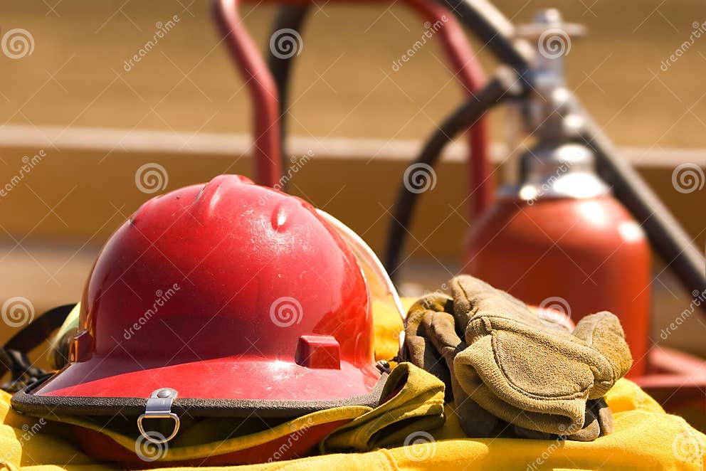 Fire gear stock photo. Image of fireman, hose, life, equipment - 1140304