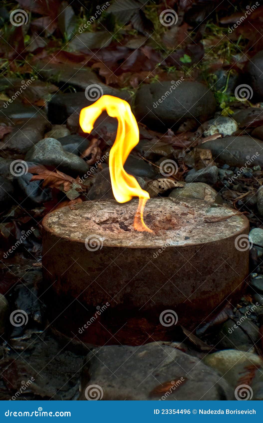 Fire geyser stock photo. Image of burning, fire, stone - 23354496