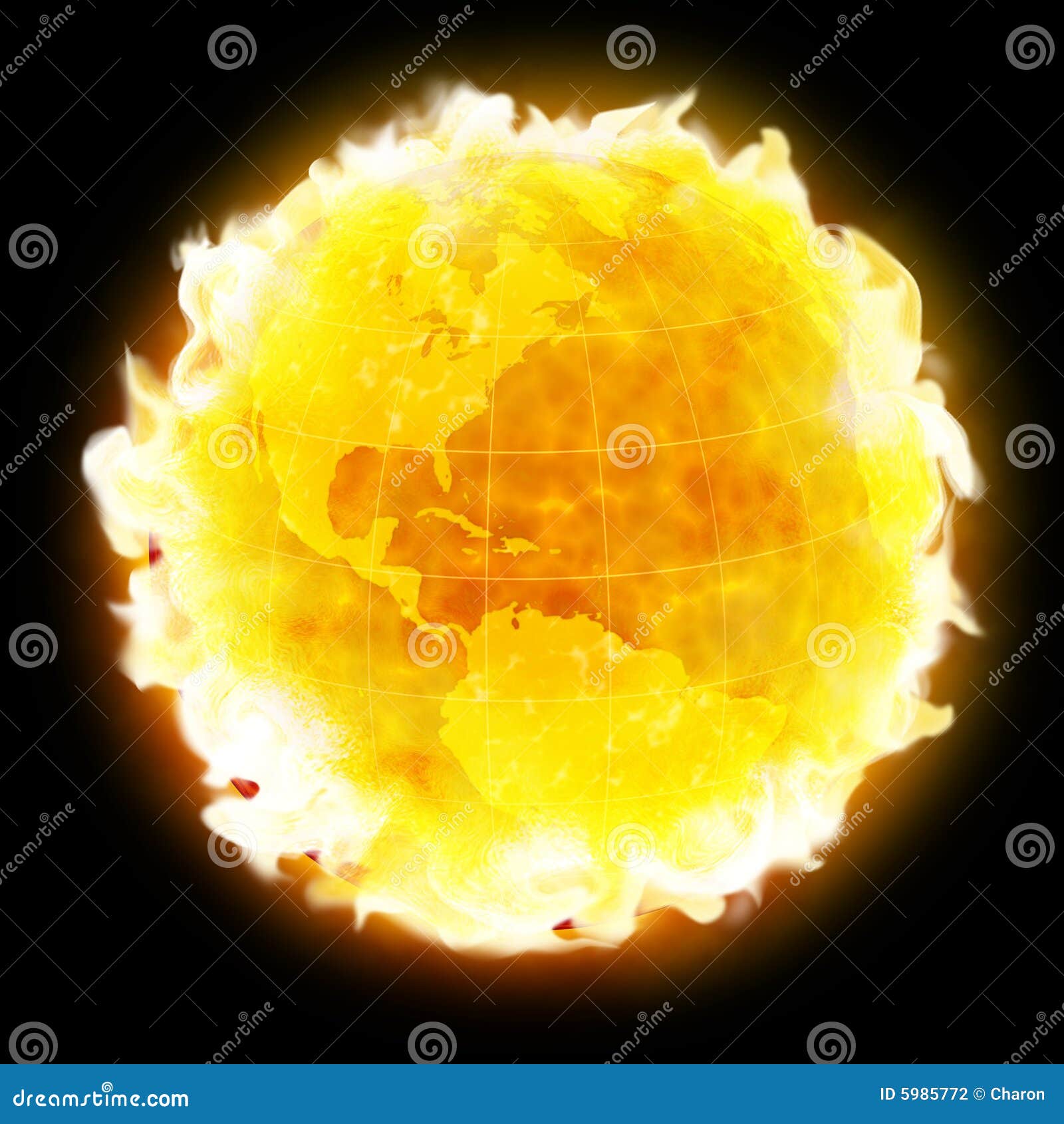 Firing Earth From A Gun Stock Photography | CartoonDealer.com #8022044