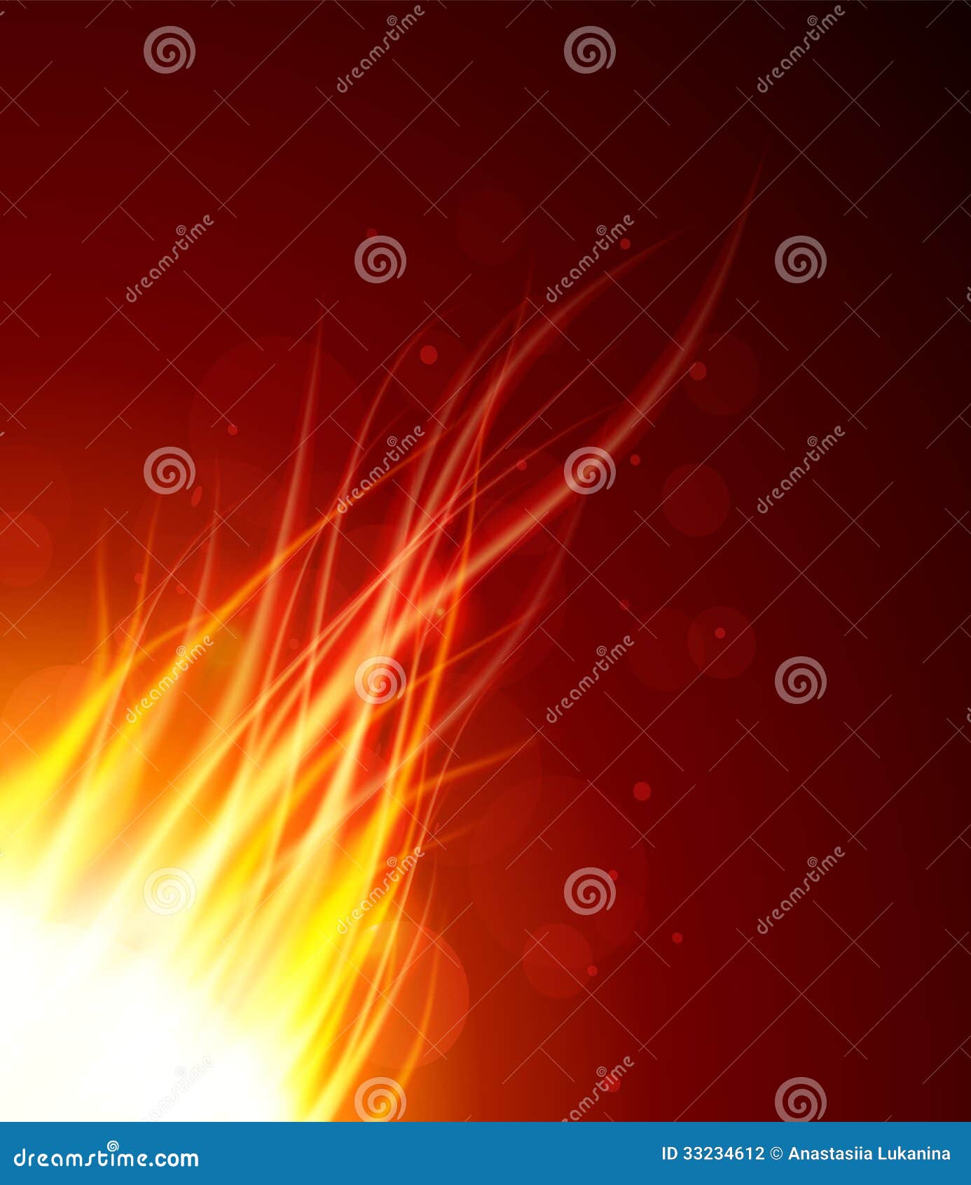 Fire glow background stock vector. Illustration of dangerous - 33234612