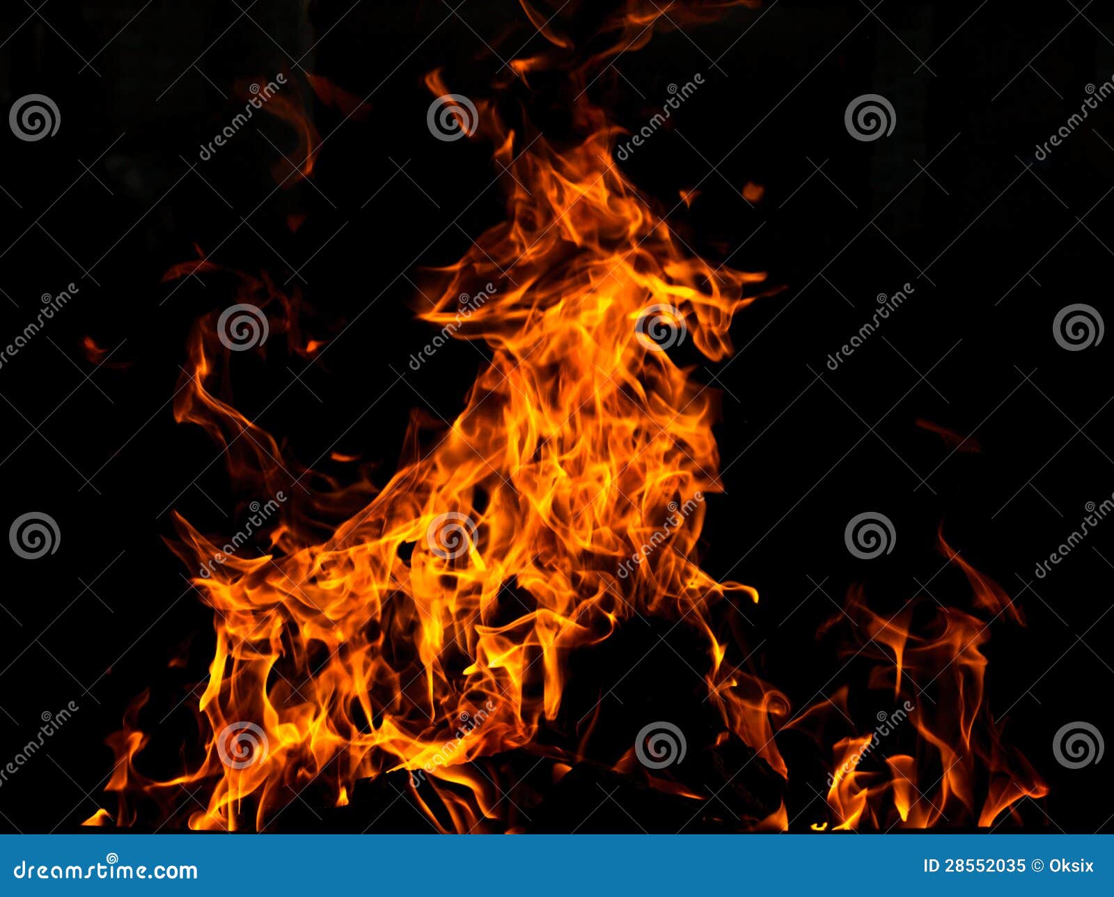 Fire goat stock image. Image of effect, evil, flames - 28552035