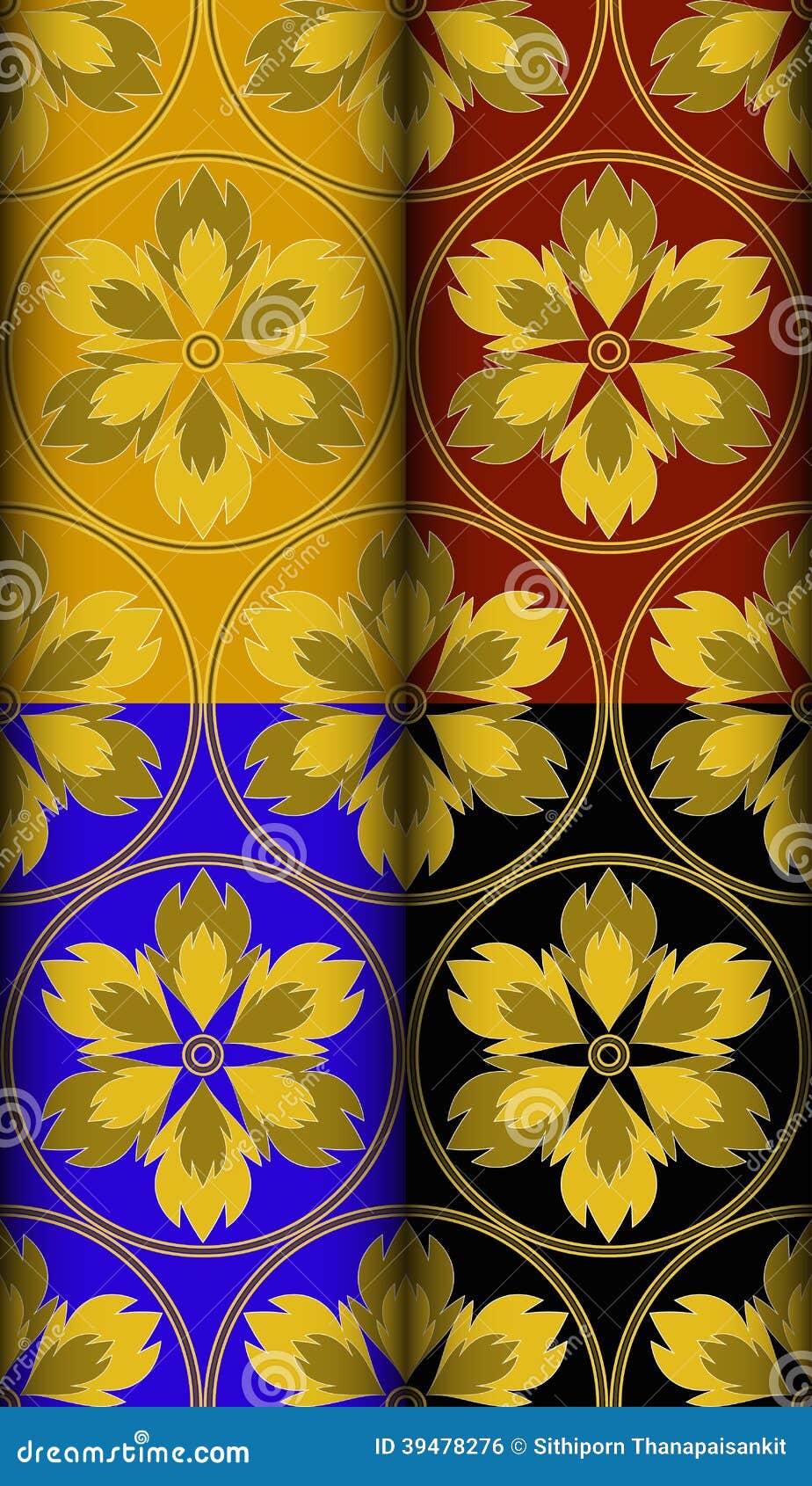 Fire gold pattern stock vector. Illustration of gold - 39478276