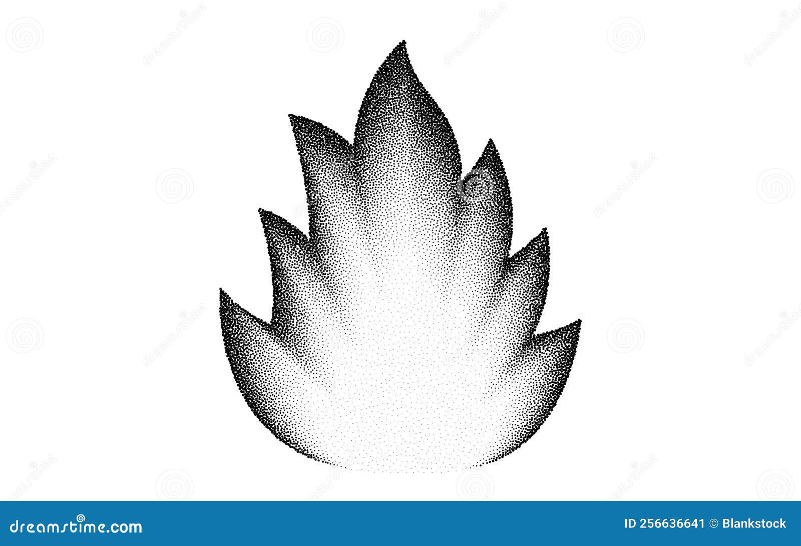 Fire Grain Pattern Background. Black Noise Stipple Dots Flame. Dotted ...