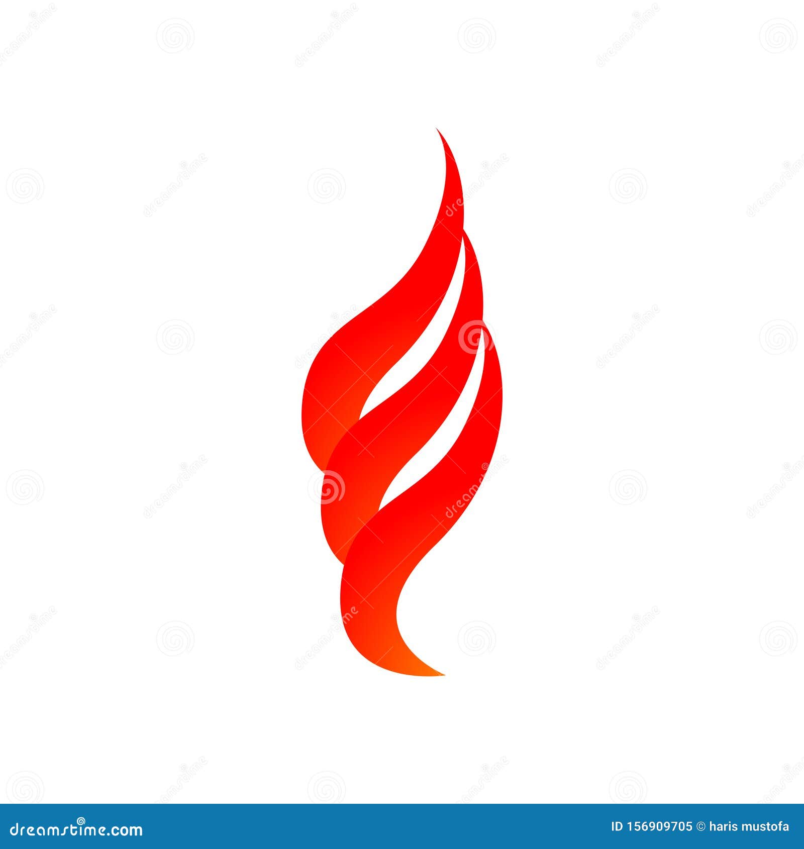 Fire Graphic Design Template Vector Isolated Illustration Stock Vector ...