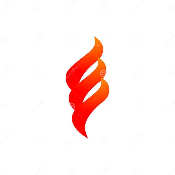 Fire Graphic Design Template Vector Isolated Illustration Stock Vector ...