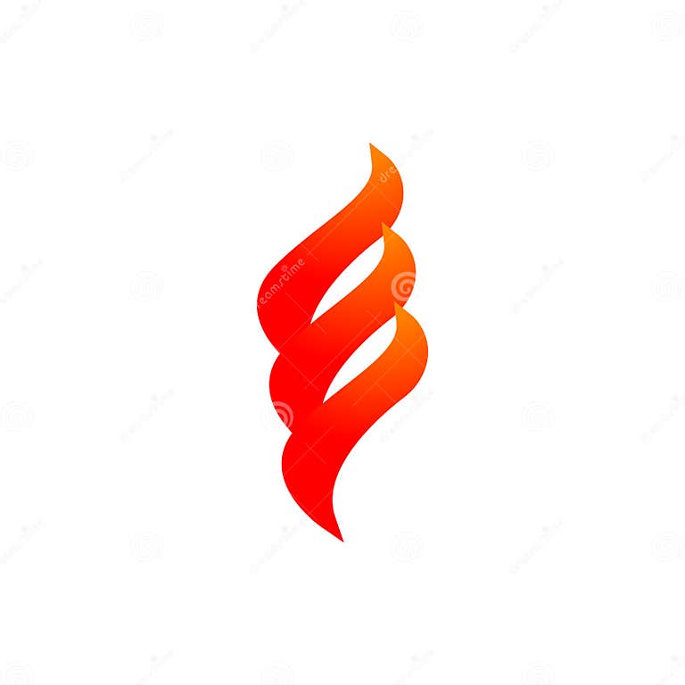 Fire Graphic Design Template Vector Isolated Illustration Stock Vector ...